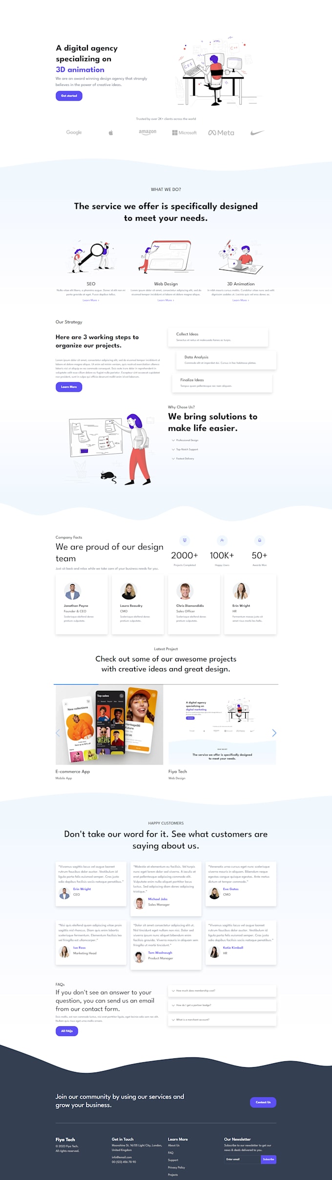 Create a beautiful responsive website by Imayaz | Fiverr