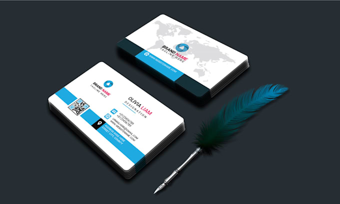 Create unique, modern two sided business card design by Masudalaa | Fiverr
