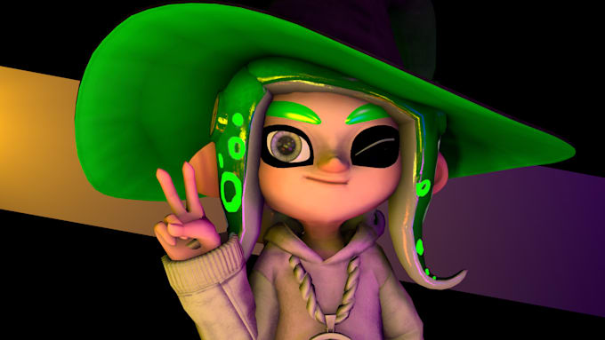 Hacerte un splatoon pfp de tu oc