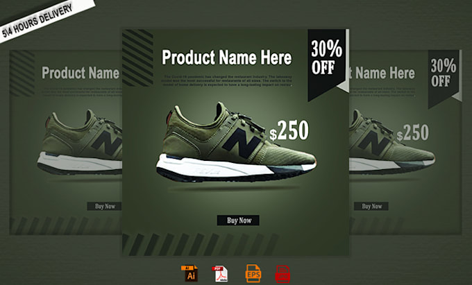 Create 5 unique and attractive social media post designs by ...