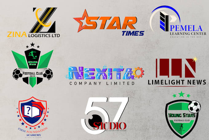 Creating two logo samples for the same format for you by ...