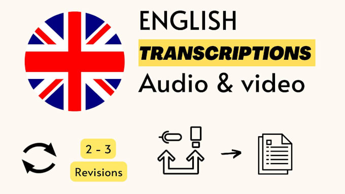 Manually transcribe or translate your projects by Saraleyva | Fiverr