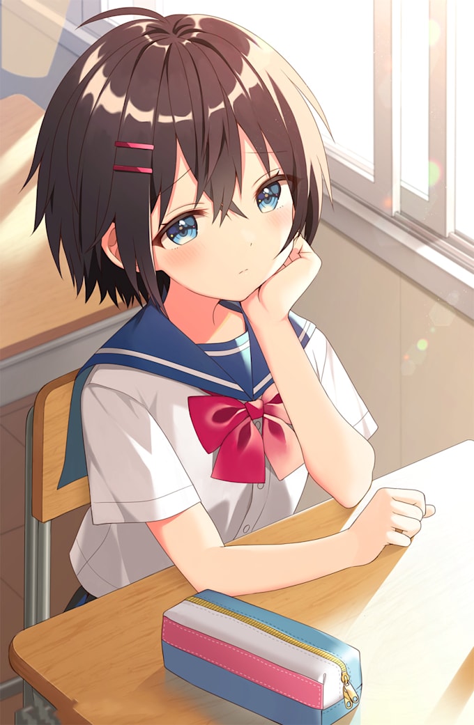 Create amazing anime character design and manga illustration by Horibou ...