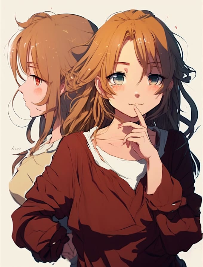 Draw custom anime, fanart, oc portrait illustration for you by ...