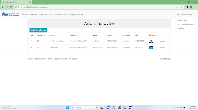 Make a responsive website using c sharp asp webform by Rameezrazabd | Fiverr