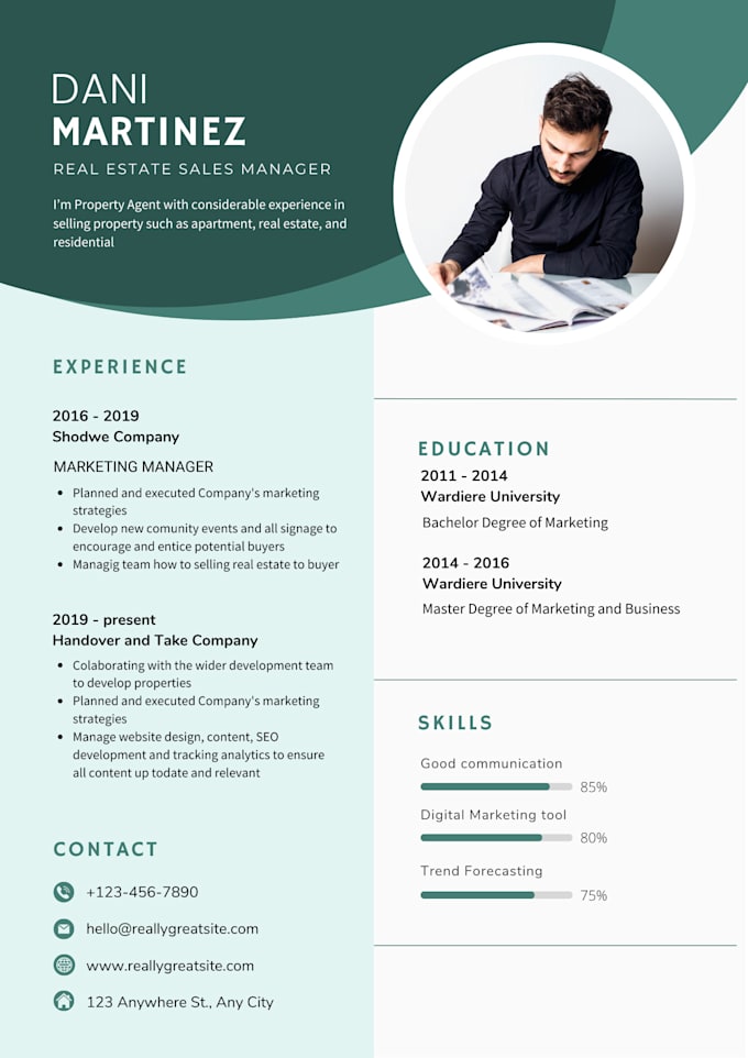 Professionally write and upgrade your cv, resume by Gergelyh | Fiverr