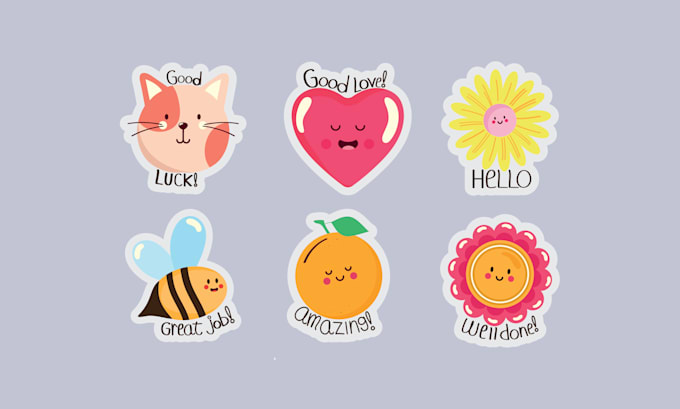 Create a sticker packs custom design by Itsiqraa | Fiverr