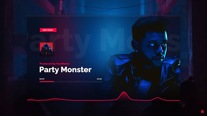 Make a visualizer video for your song by Mrstarksan | Fiverr