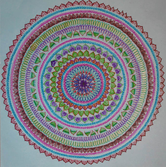 Create a unique mandala designs by Tanvidesai08 | Fiverr