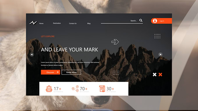 Make a logo design and landing page by Bazirkhan | Fiverr