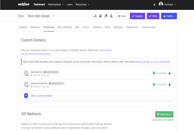 Fix webflow issues, bugs , optimize or edit webflow site by Boriswebd | Fiverr