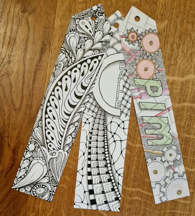 Draw custom bookmarks from you ideas by Yoemba | Fiverr