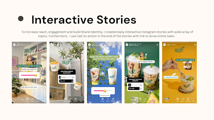 Create engaging instagram stories to gain organic growth by Kalakinn ...