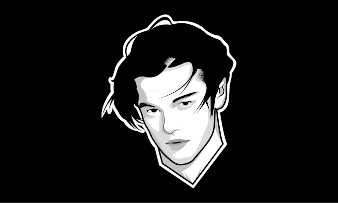 Draw a cartoon avatar vector portrait minimalist art for you by ...