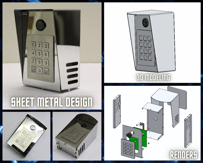 Design pcb enclosure in solidworks for electronics products for 3d ...
