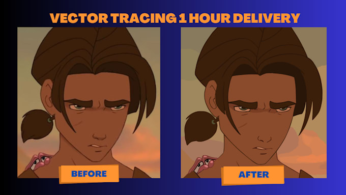 Professionally create any vector versions of your image, logo in 1 hour ...