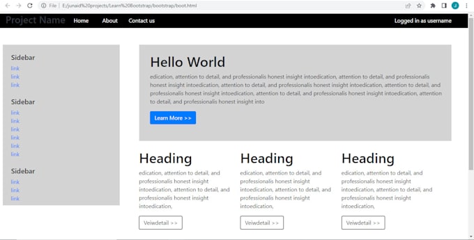 Develop Responsive Websites Using Html Css Bootstrap And Reactjs By