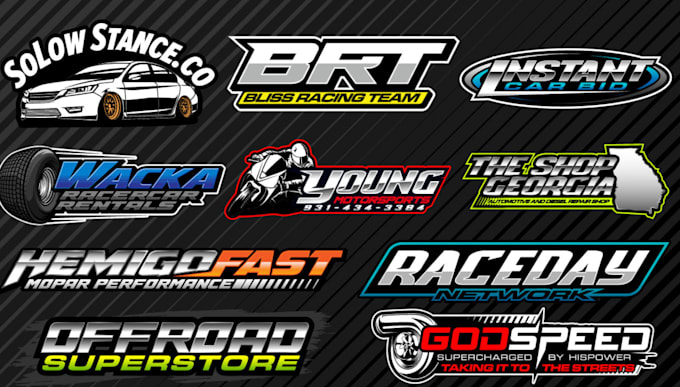 Create professional racing and automotive logo design by Maxvaughn76 ...