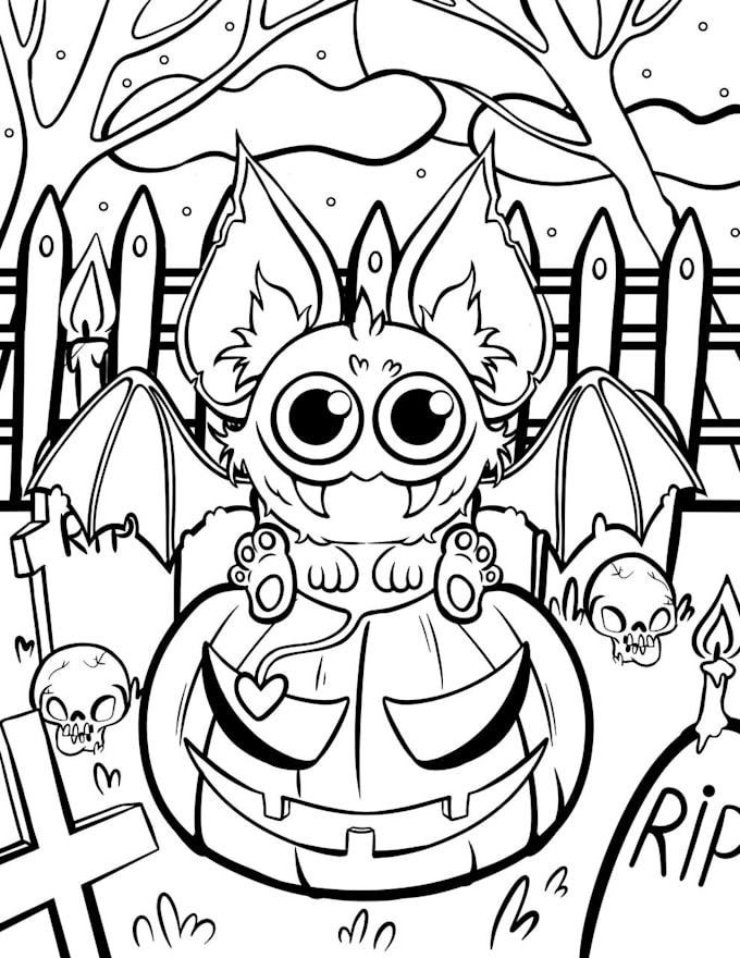 Draw coloring book pages for children by Erida_purify | Fiverr