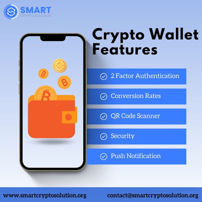 Create centralized or decentralised crypto wallet app for andriod and ...