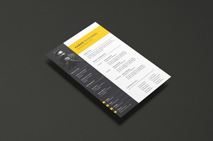 Design resume template and rewrite by Youneslabaichi | Fiverr