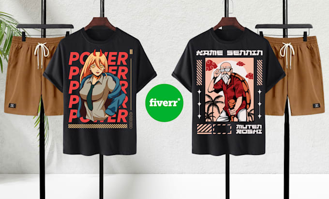 Custom anime t shirt designs, japanese anime shirts, manga inspired ...