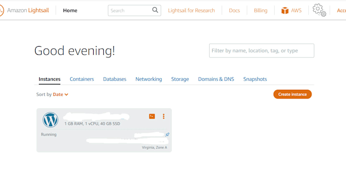 Setup aws lightsail wordpress and migrate your website by Hussainpatel221 | Fiverr