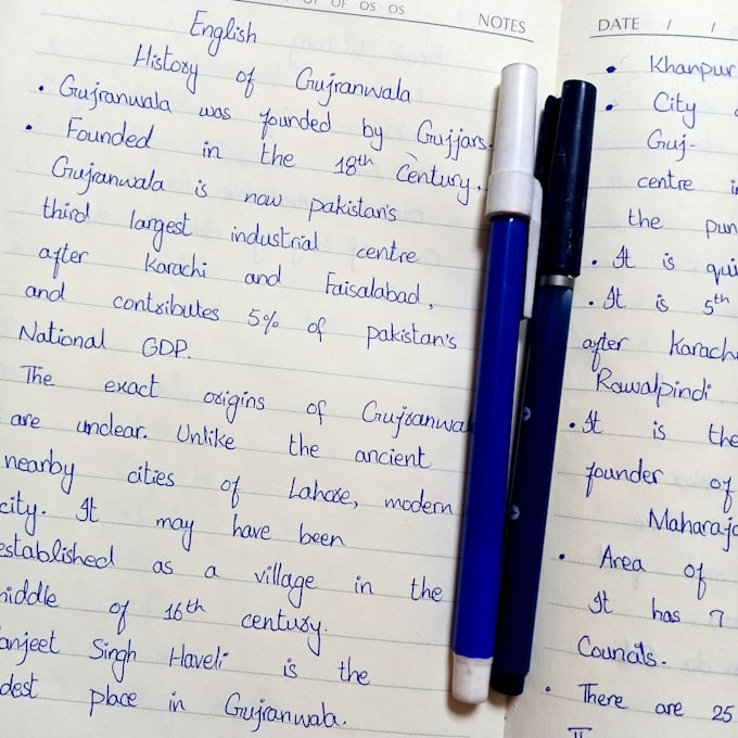 Do english handwritten assignments, handwritten notes by Ramsha_ch2023 ...