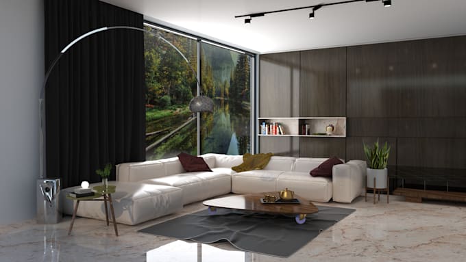 3d render your perfect and dazzling interior designs for you by Sr ...