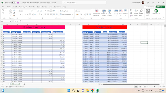 Do formatting and cleaning of ms excel and can convert pdf to excel by ...
