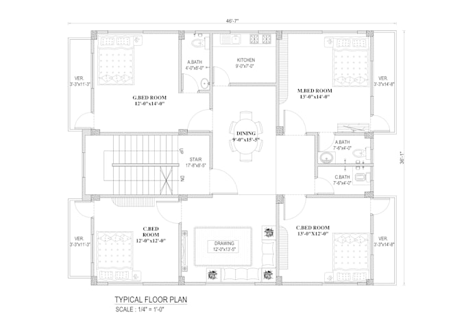 Do drafting tasks using autocad by Zeigfred | Fiverr