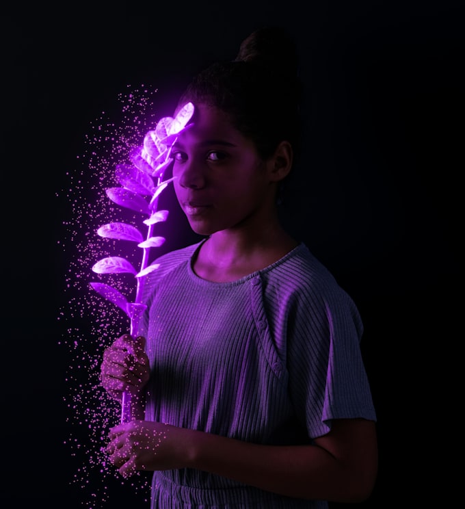 Amazing glow effect, and other photoshop edits by Jahidjinat | Fiverr