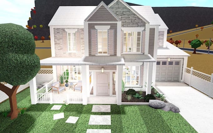 Speedbuild detailed bloxburg house,roblox bloxburg, custom bloxburg ...