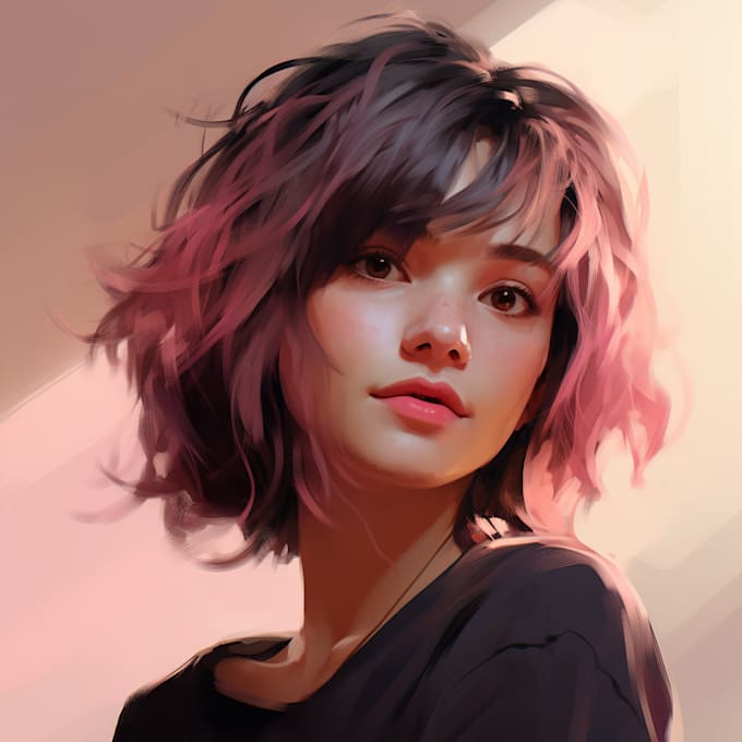 Draw art commission, anime, semi realistic portraits,fantasy by ...