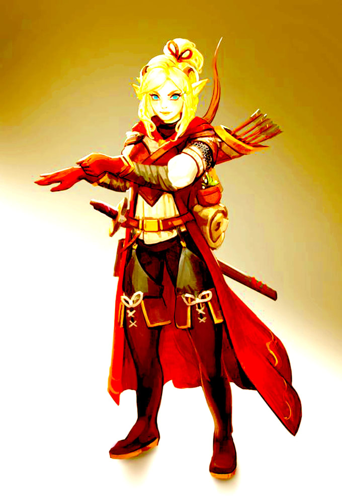 Draw dnd character art and dnd character art by Uchenmazzi | Fiverr