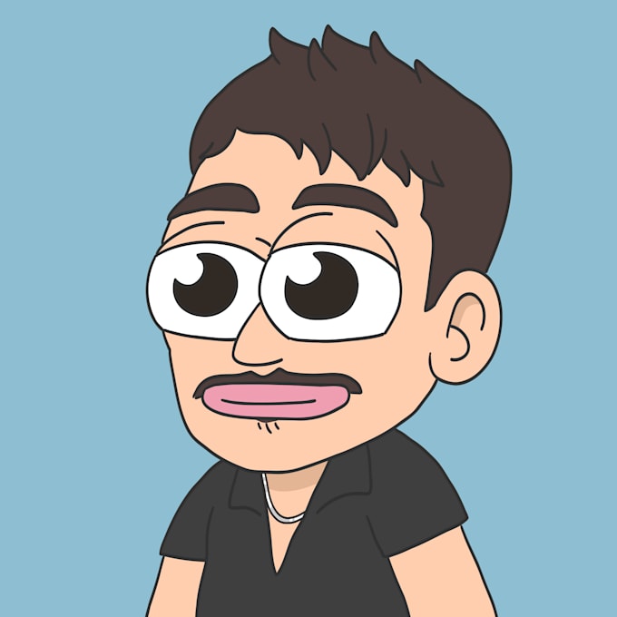 Create your profile picture in my cartoon style by Doodle_mechanic | Fiverr