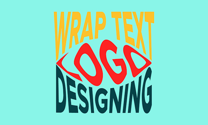 Design any shape by word art and wrap text logo by Ishaq_creations | Fiverr