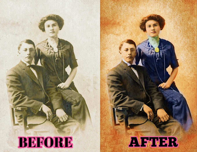 Photos restoration professional 2023 by Yt_bhai | Fiverr