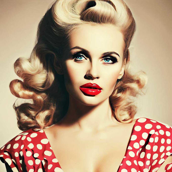 Make any pin up girl illustration for you by Christinaje987 | Fiverr