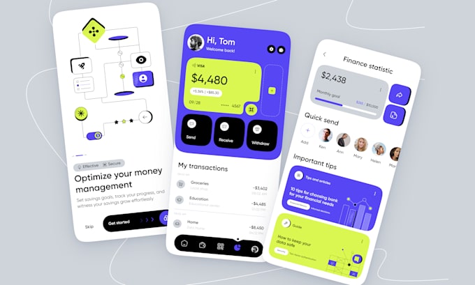 Design modern and ease to use mobile app for your business by ...