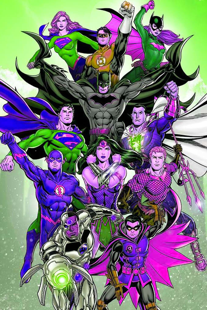 Drawing custom superhero character in action by Lolikande | Fiverr