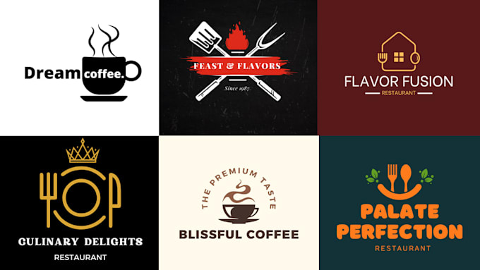 Design restaurant, bar, club, bbq, pizza, bakery, cafe, food logo by ...