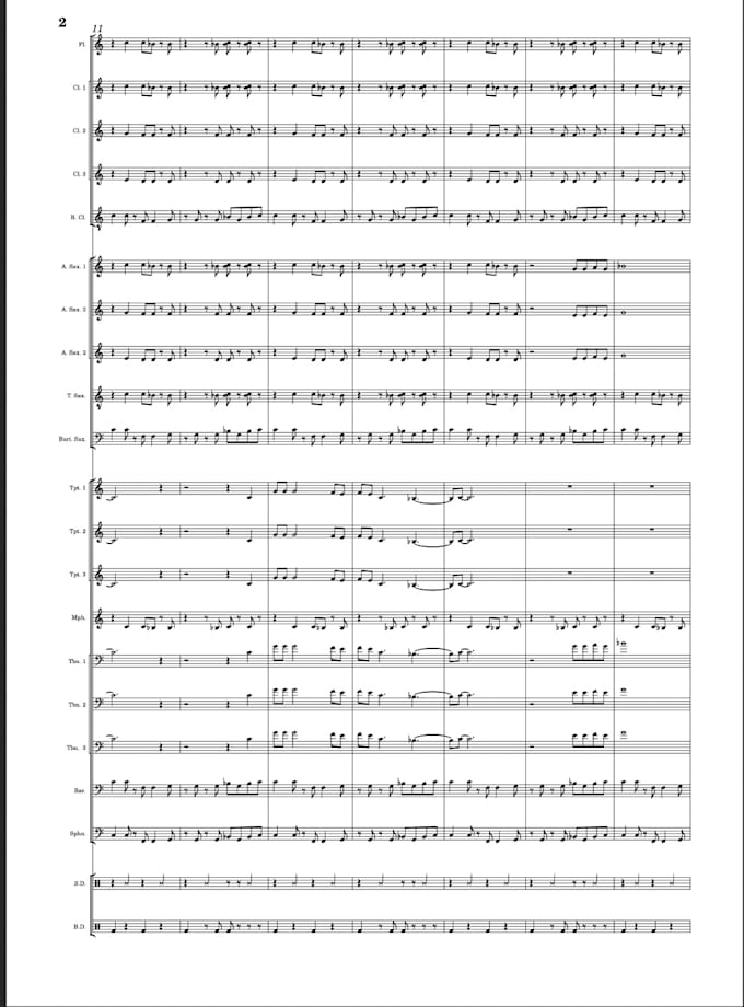 Transcibe sheet music into an xml file such as a musescore, finale, etc by Ava_rae9 | Fiverr