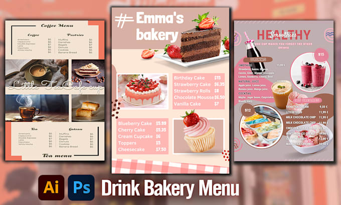Design restaurant digital menu or cafe menu board displayed by ...
