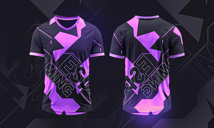 Design custom jersey for gaming organisation, esports, sublimation by ...