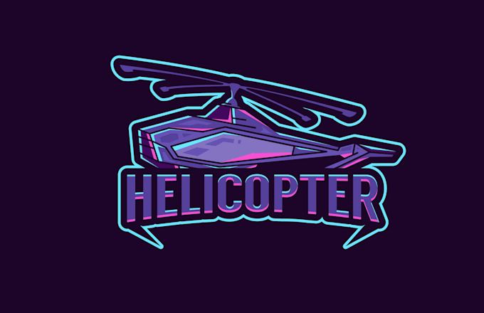 Design modern awesome helicopter logo by Claudie_nienow | Fiverr