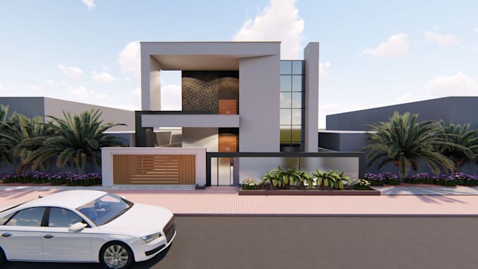 Design your architectural 3d model exterior and realistic rendering by Mniazkhan12 | Fiverr