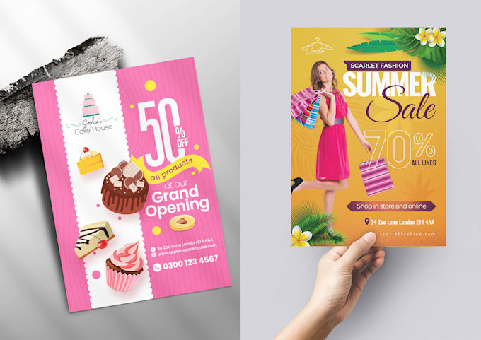 Design you fantastic eye catching posters by Slmgraphics1 | Fiverr