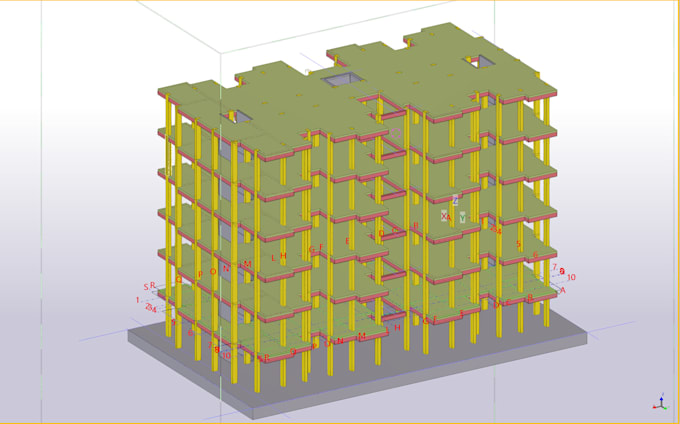 Tekla structure modeling, drafting, rcc building, steel frame by Vimolsem | Fiverr