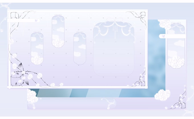 Design a cute overlay for your vtuber or stream by Cocorinchoco | Fiverr